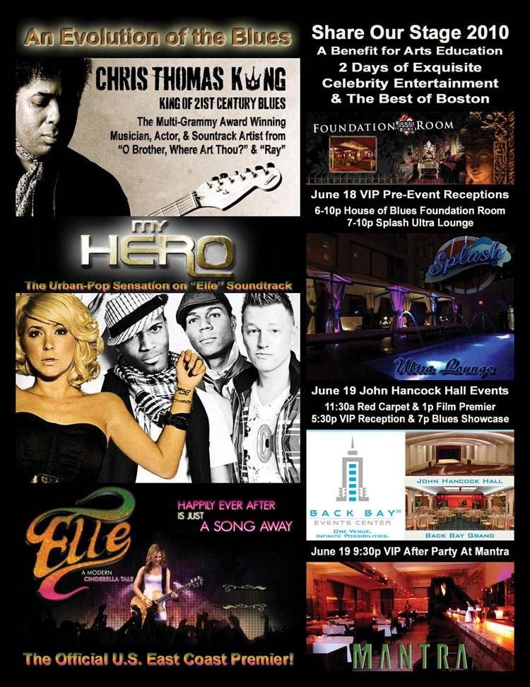 Share Our Stage 2010 Event Info, VIP Tickets, & Donations Page